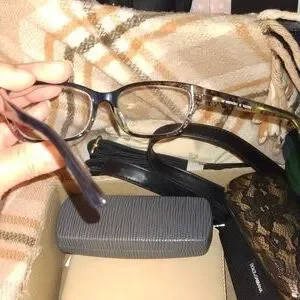 Valentino | Accessories | Valentino V266 Eyeglasses Frames Clear Black ...